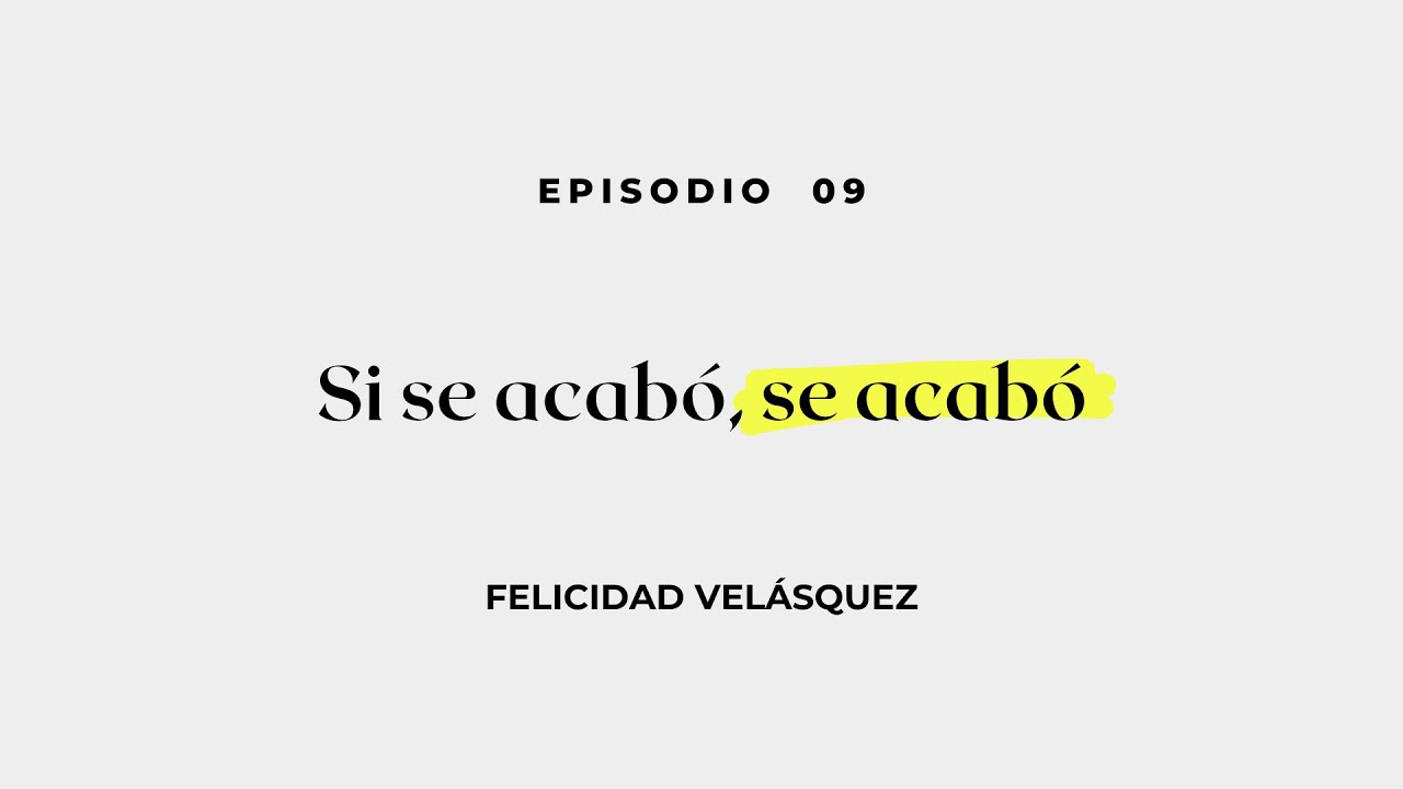 ¿Cómo continuar cuando las cosas se terminan? Si se acabó, se acabó ...