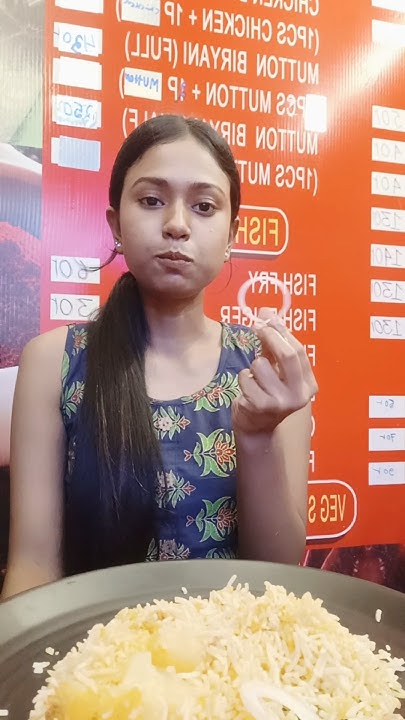 unlimited biriyany খেলাম😯#bangali#fyp#viral#foodvlog#streetfood#biriany#shorts#vlog ...