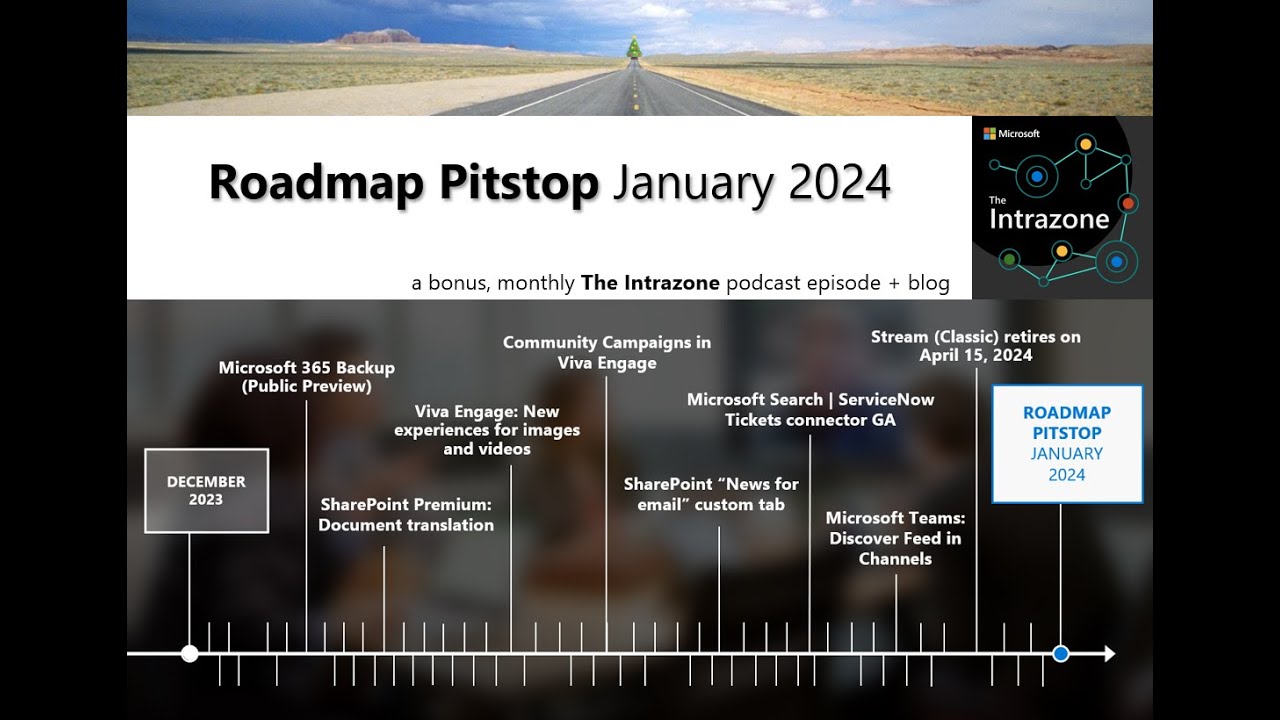 SharePoint roadmap pitstop January 2024 - YouTube