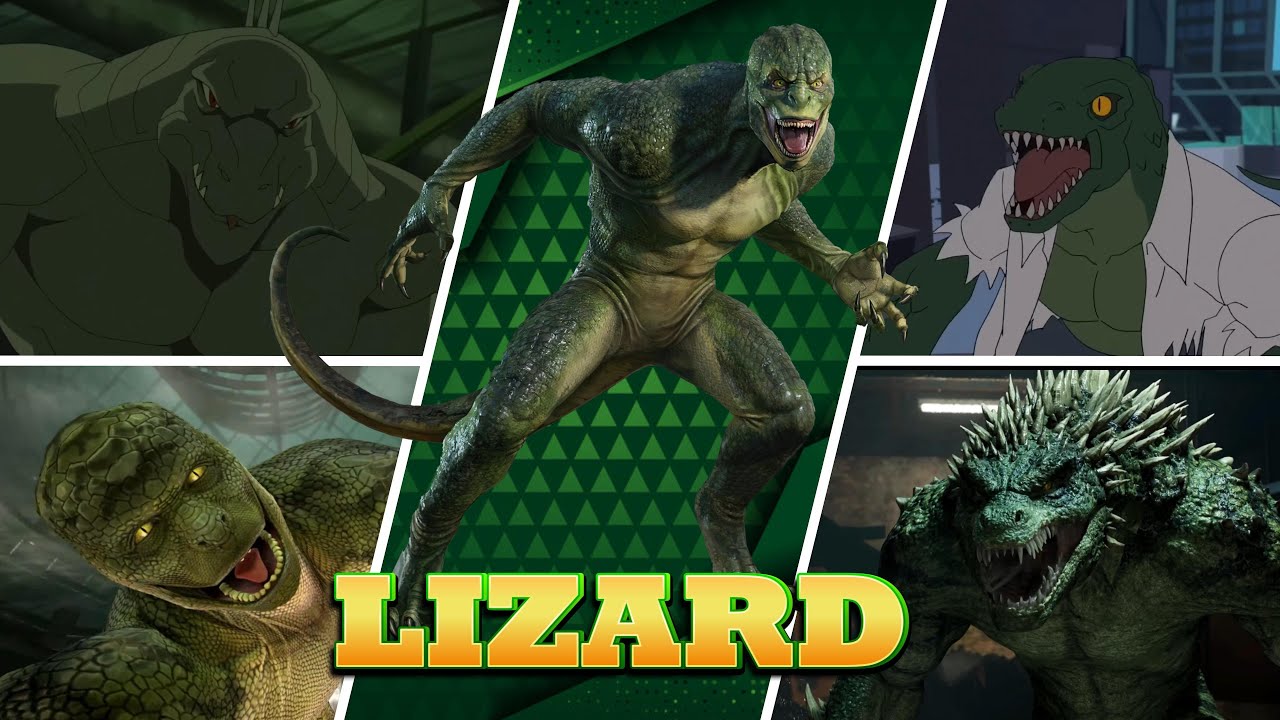 Epic LIZARD moments (game and anime) - SPIDER-MAN - YouTube