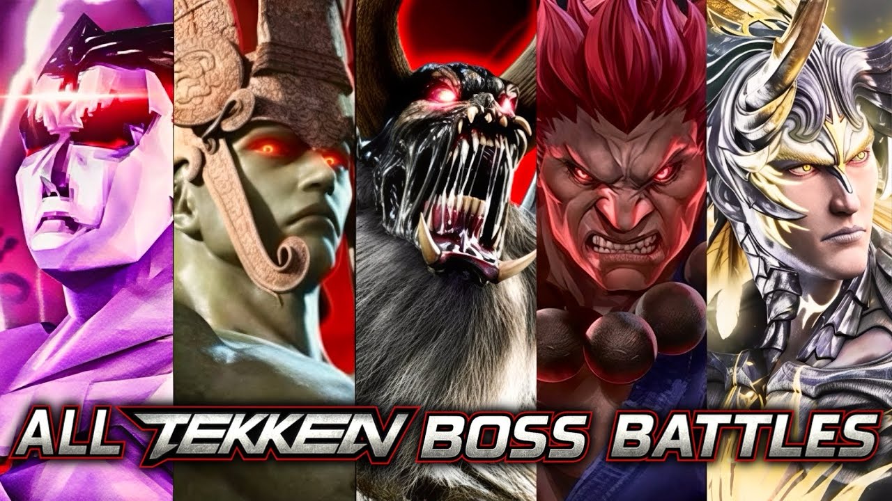 Beating ALL Tekken Boss Battles on ULTRA Difficulty - YouTube