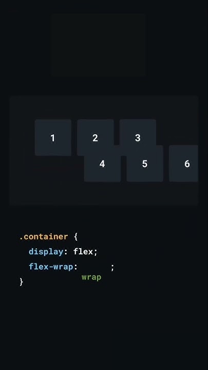 #CSS Flex Wrap ... visualized #csscoding #codinglife - YouTube