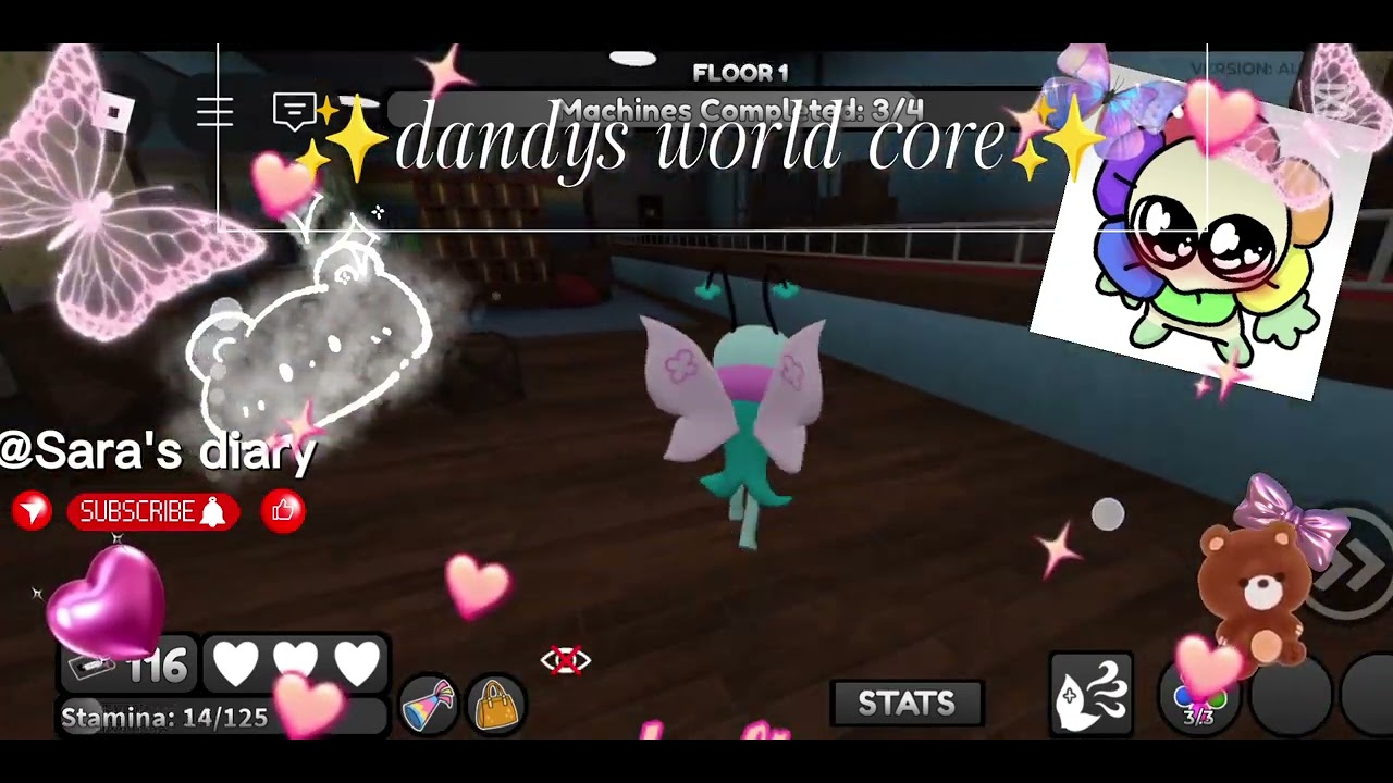 Dandys world core @Sara's diary - YouTube