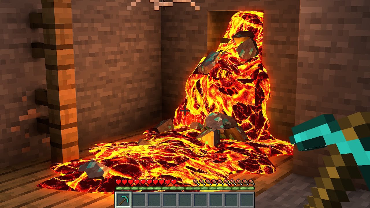 Realisitc Lava in Minecraft vs Real life! RTX Pov Animation - YouTube