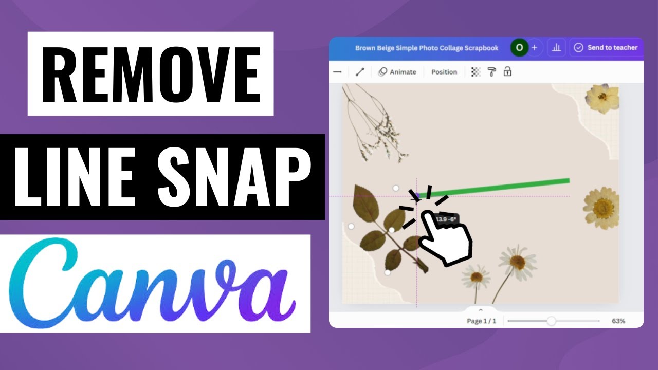 How To Remove The Canva Line Snap Feature | Simple Guide to Precise ...