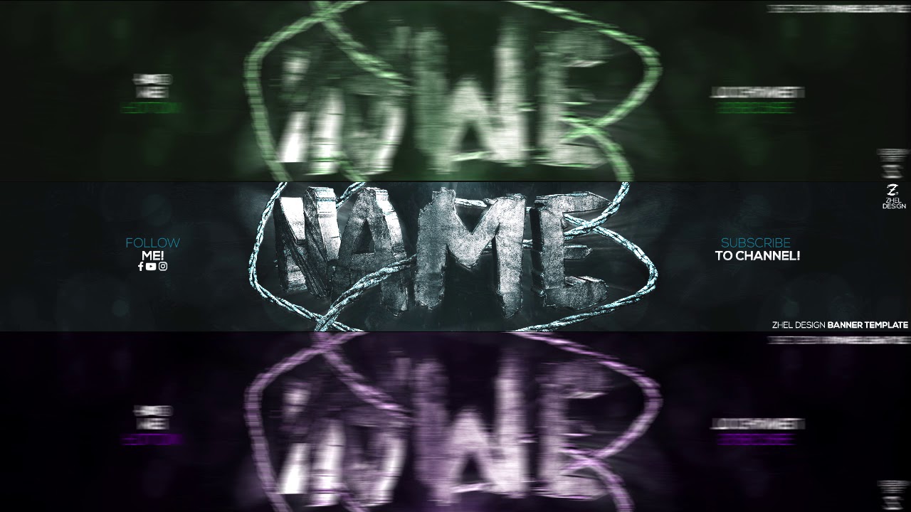 3d Banner Template Free Download 11 Youtube