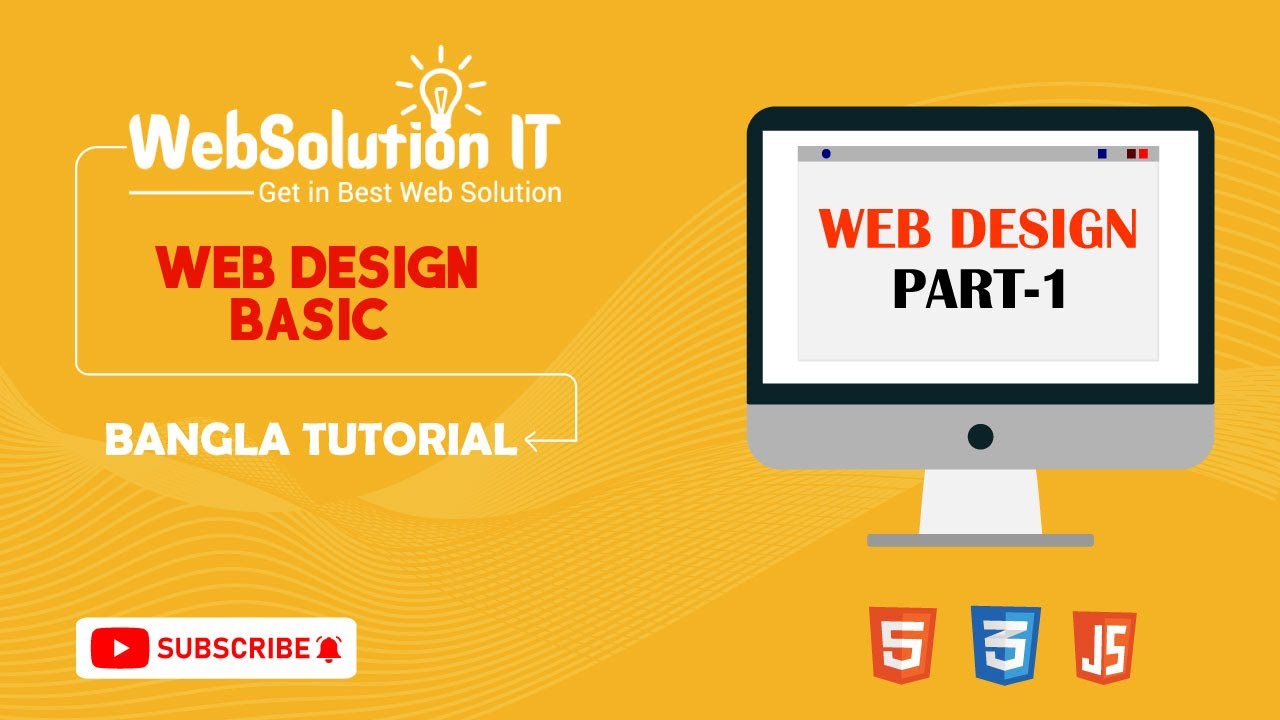 Web Design Basic Bangla Tutorial Part 01 Youtube