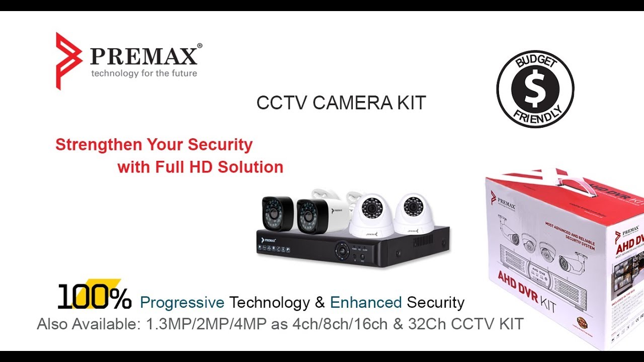 How to view CCTV Camera in Mobile..CCTV Camera KIT Premax PM-DVRKIT134. Budget Friendly CCTV ...