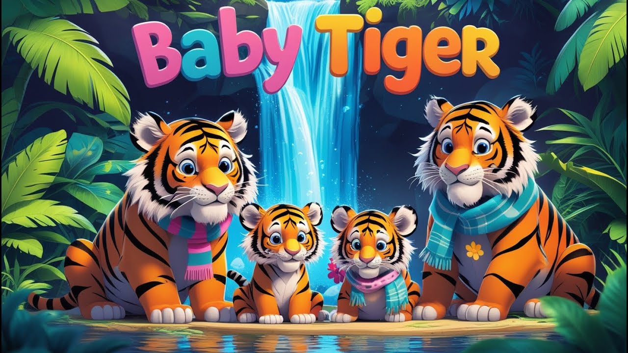 Baby Tiger🐯 | Peppy Pop | Tigers | Rhymes | Poems | Kids Songs | - YouTube