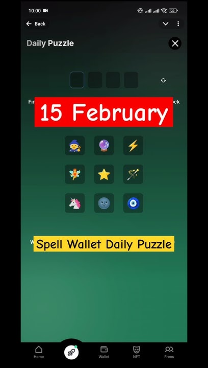 Spell Wallet Daily Puzzle | Spell Wallet Daily Puzzle Today | Spell Wallet Daily Combo - YouTube