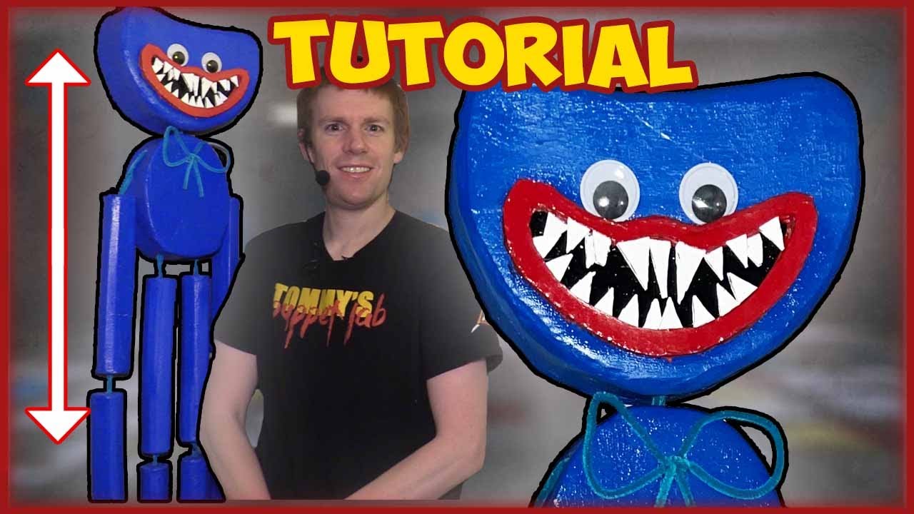 Lifesize Huggy Wuggy Puppet Tutorial! (Poppy Playtime) - YouTube