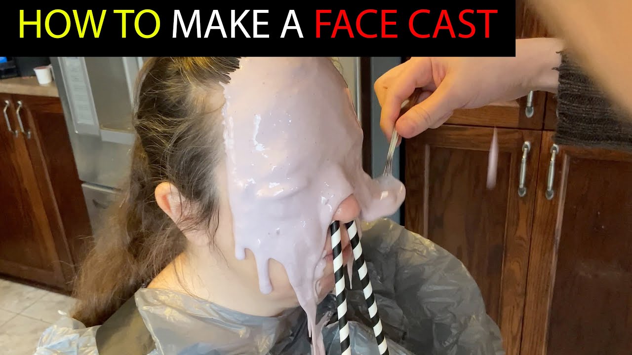 HOW TO Make a Face Cast of an actor for Masks!!! - YouTube