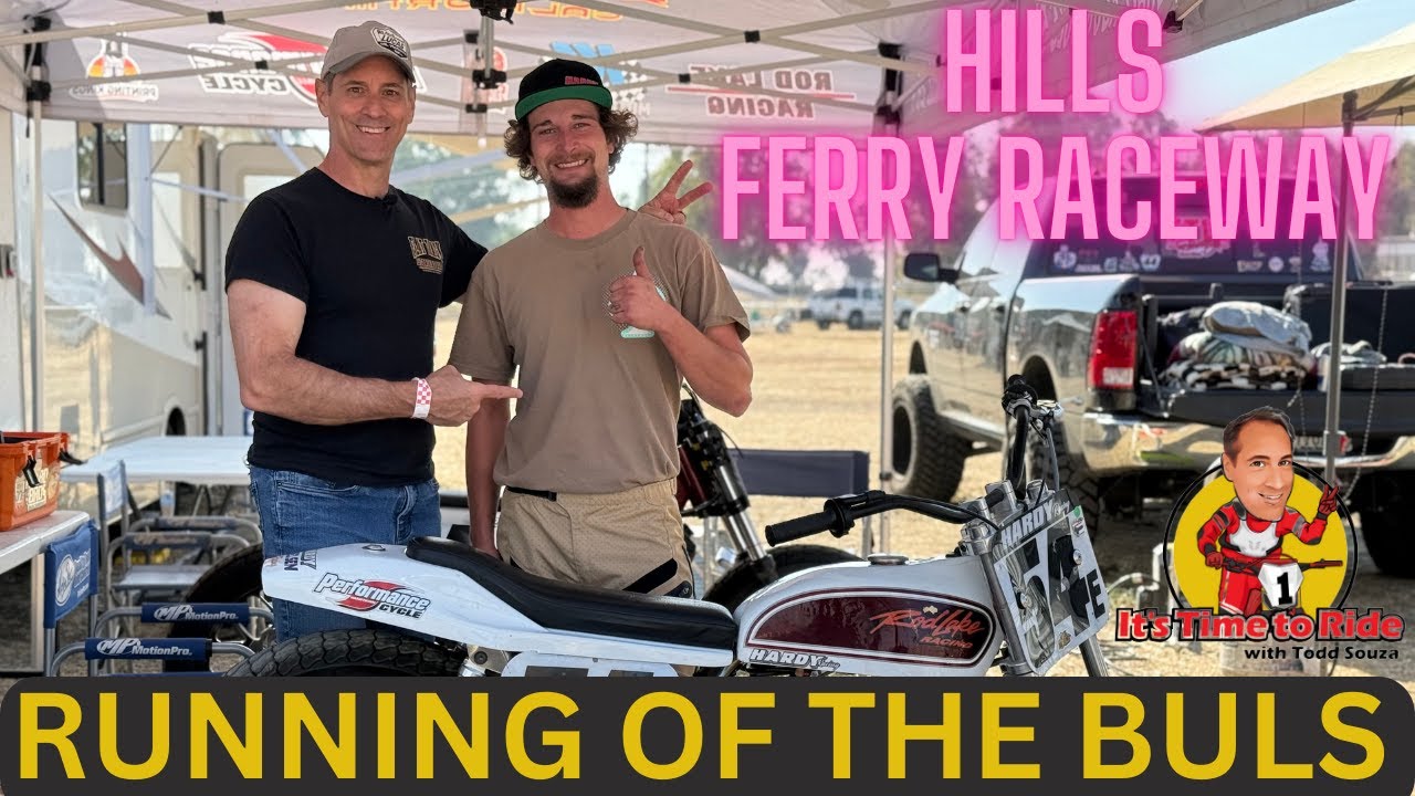 It's Time to Ride Hills Ferry Raceway - Running of the BULS - YouTube