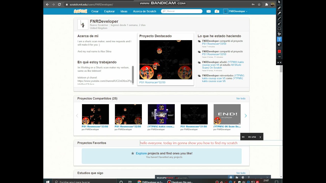 How To Find My Scratch Account :) - YouTube