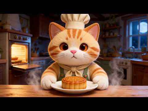 The Cutest Mooncake Chef! 🐾🥮 Kitty Miso’s Mid-Autumn Feast ✨