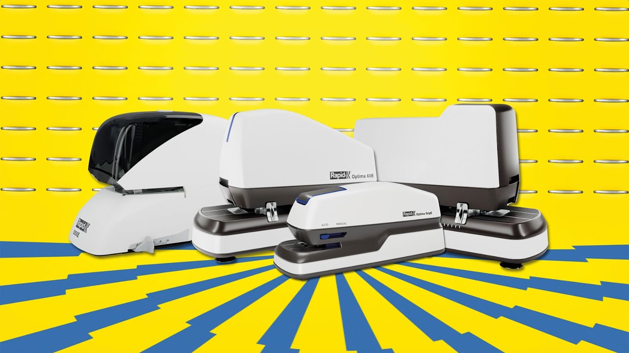 Rapid Contactless Electric Stapler Optima 60E - Product video - EN ...