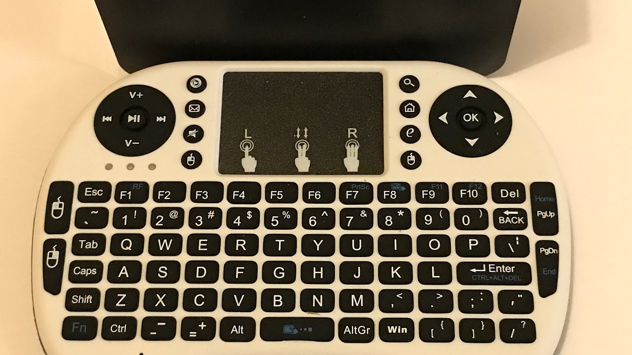 Mini Wireless Keyboard Unboxing and First Look, Android Box - YouTube