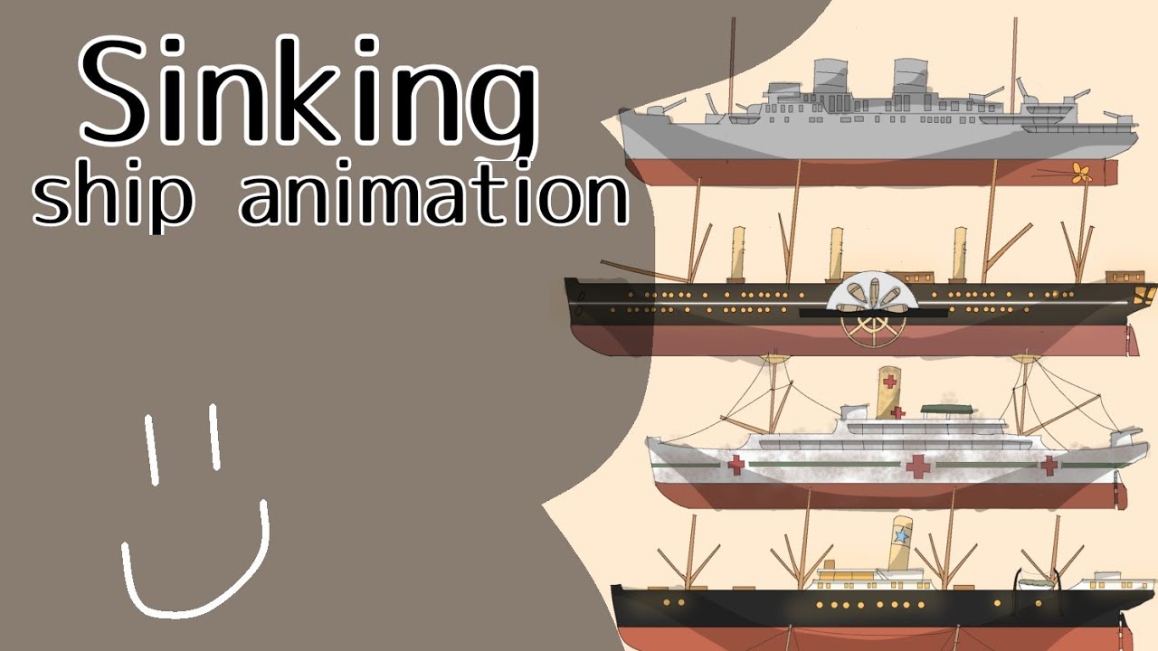 5 sinking ship animation flipa clip - YouTube