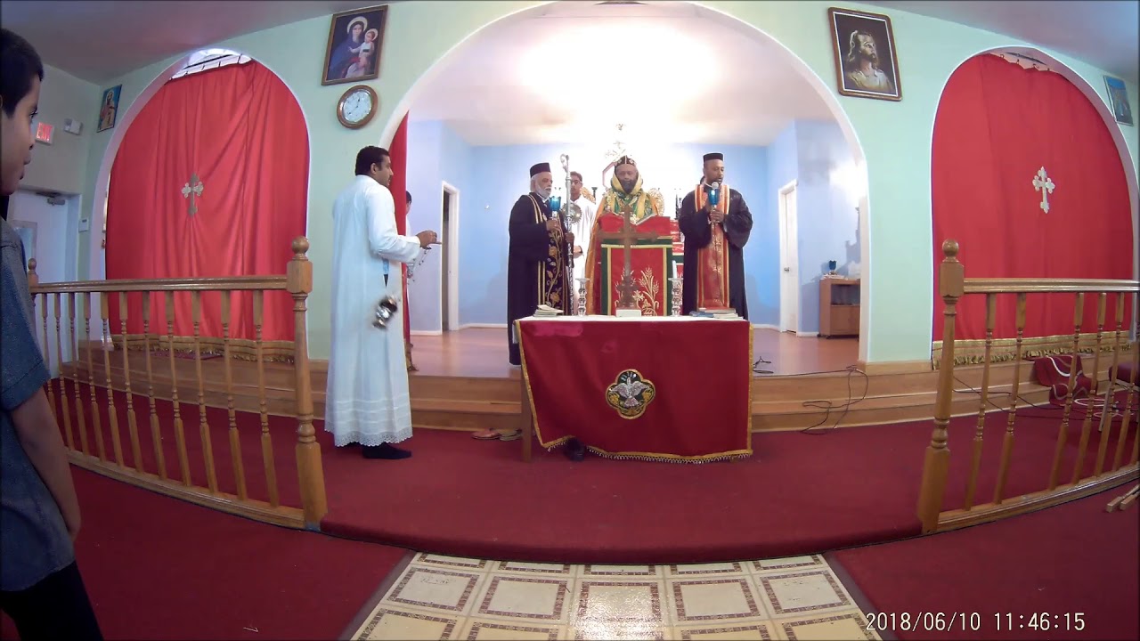 H.E. Kuriakose Mor Severios, Celebrating Holy Qurbana St.Mary's Knanaya ...
