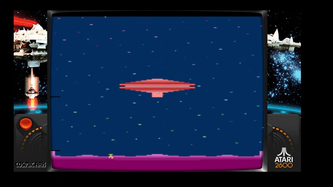 Atari 2600 - Cosmic Ark - Gameplay - YouTube