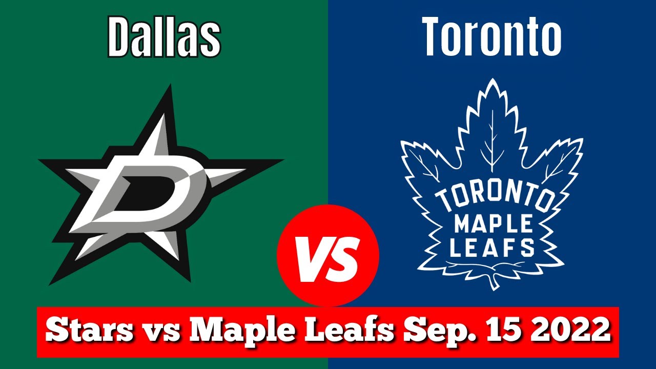 Dallas Stars vs Toronto Maple Leafs Rookie Game | Live NHL Play by Play ...