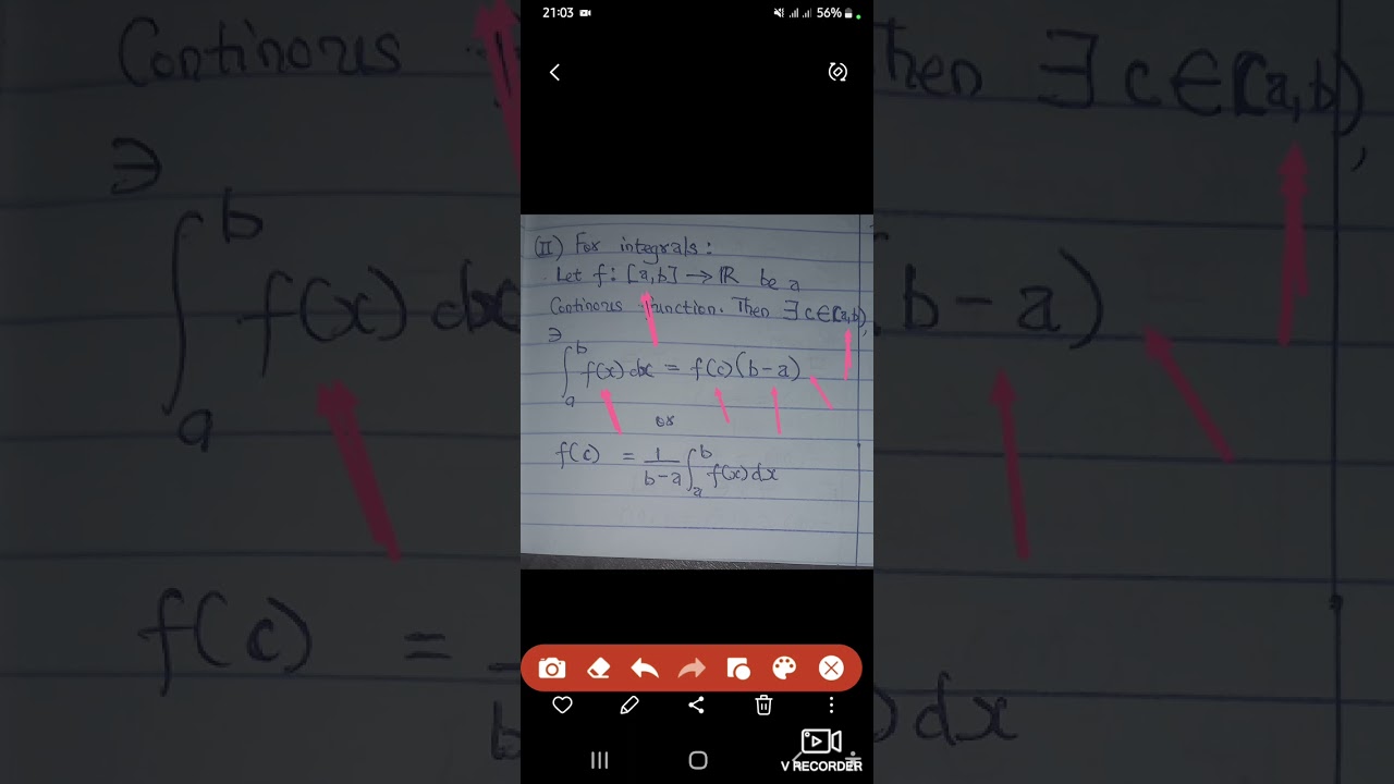 First Mean Value Theorem For Integrals And Proof YouTube First Mean Value Theorem For Integrals And Proof YouTube