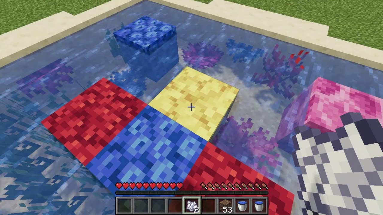 How To make a Tide Pool Exhibit in Minecraft - YouTube