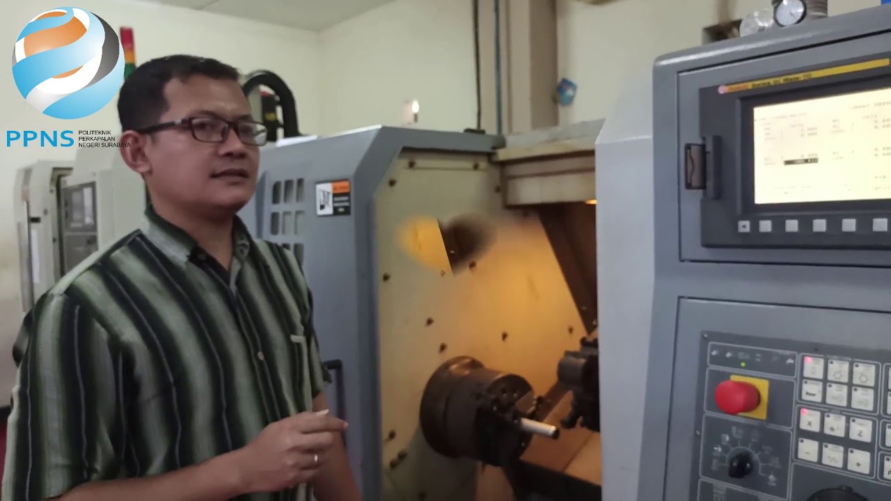 Setting Titik NOL Benda Kerja CNC Bubut - YouTube
