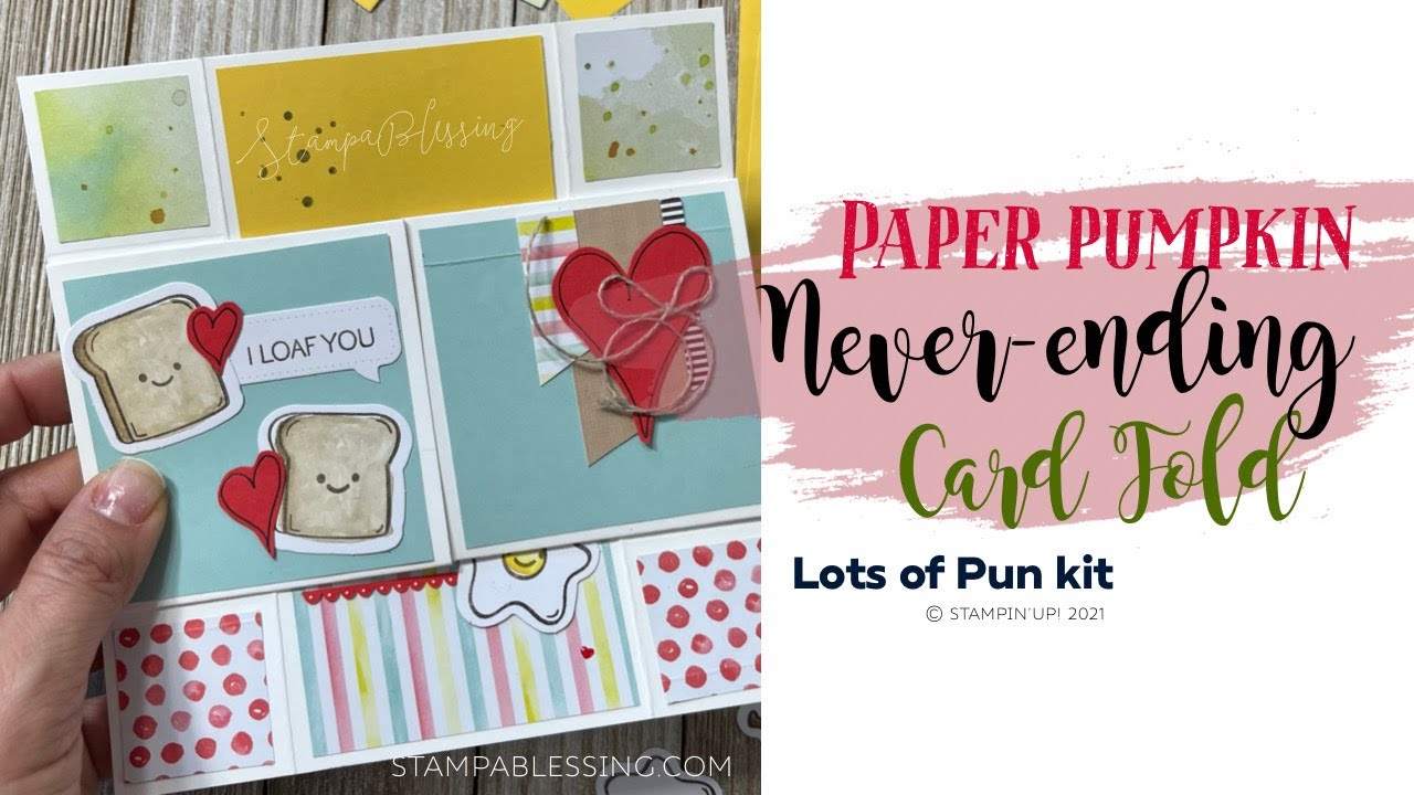 Never Ending Card Fold with Paper Pumpkin - YouTube