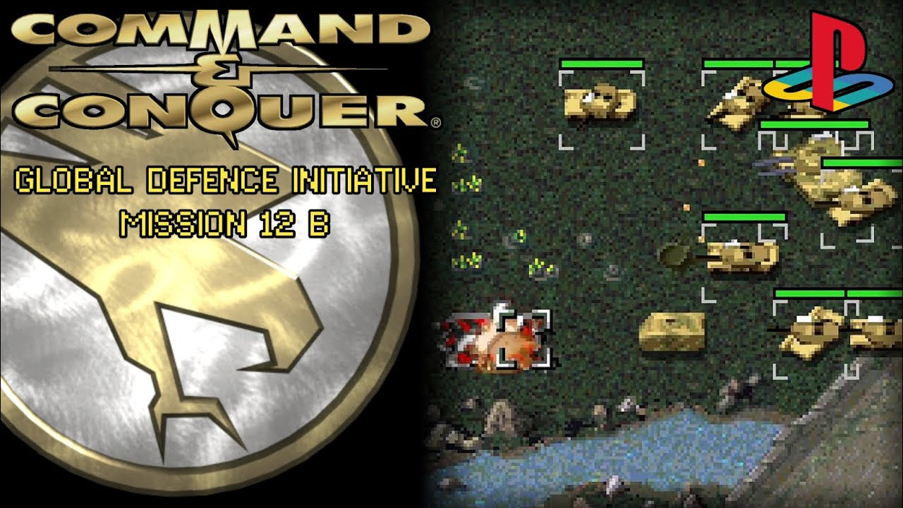 GDI Campaign - Mission 12 B C&C TD (Playstation 1997) - YouTube