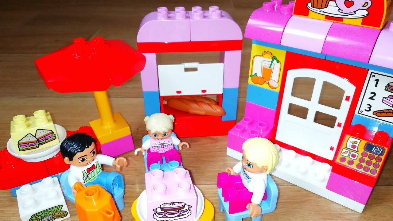 Learn colors. Lego duplo кофейня - YouTube