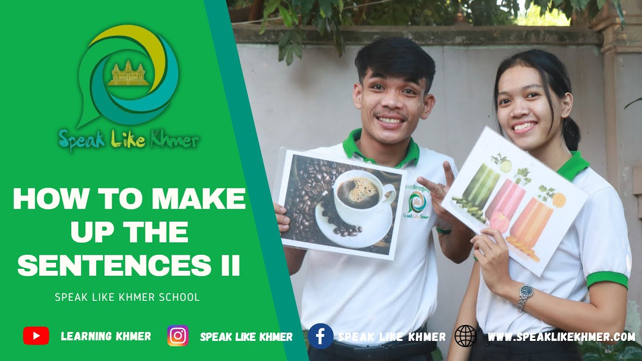 How to make up the sentences part 2 - YouTube