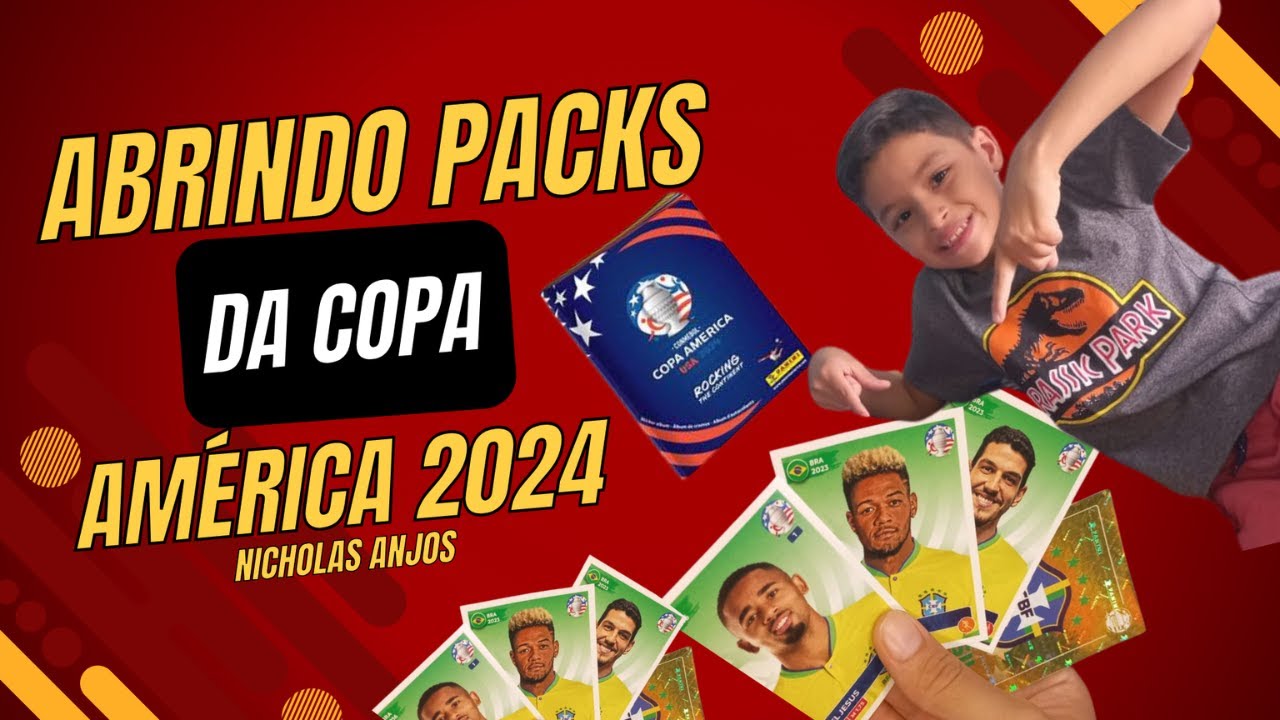 ABRINDO PACKS DA COPA AMÉRICA 2024 - YouTube