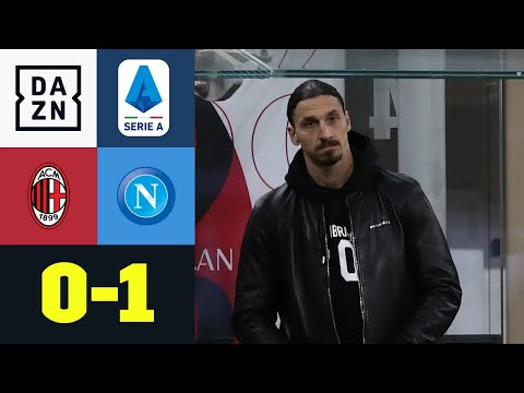 No Zlatan no party! Napoli schockt Milan: Milan - Neapel 0:1 | Serie A | DAZN Highlights