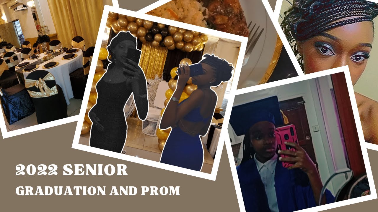 GRWM/VLOG: Prom and Graduation 2022 (hair, make-up, nails, etc.) - YouTube