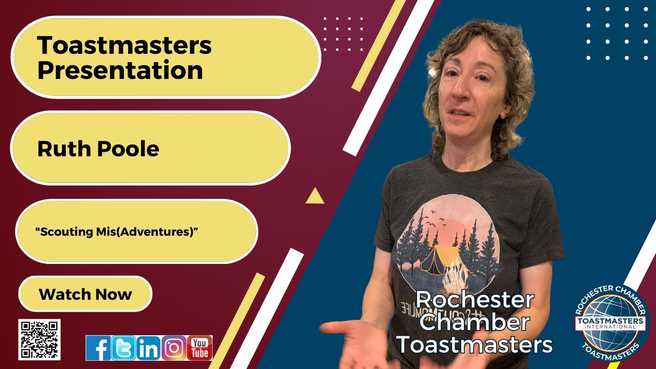 Toastmasters Presentation - Ruth Poole - Scouting Mis(Adventures) - YouTube