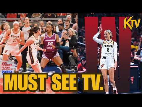 Caitlin Clark MONSTER DOUBLE DOUBLE 14 assist Indiana Fever 4-0 with CLARK STYLE NOT Stephanie White