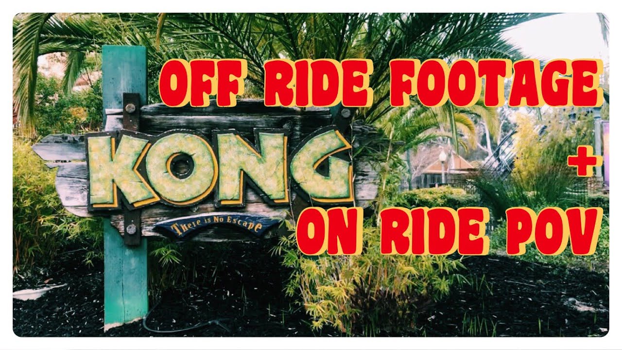 Kong Off Ride Footage + On Ride POV I Six Flags Discovery Kingdom - YouTube