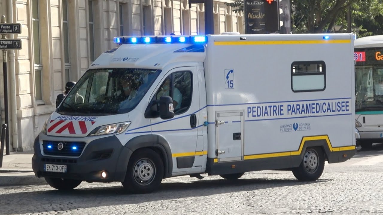 SAMU de Paris SMUR Nêcker UMH pédiatrique en urgence // Pediatric ...