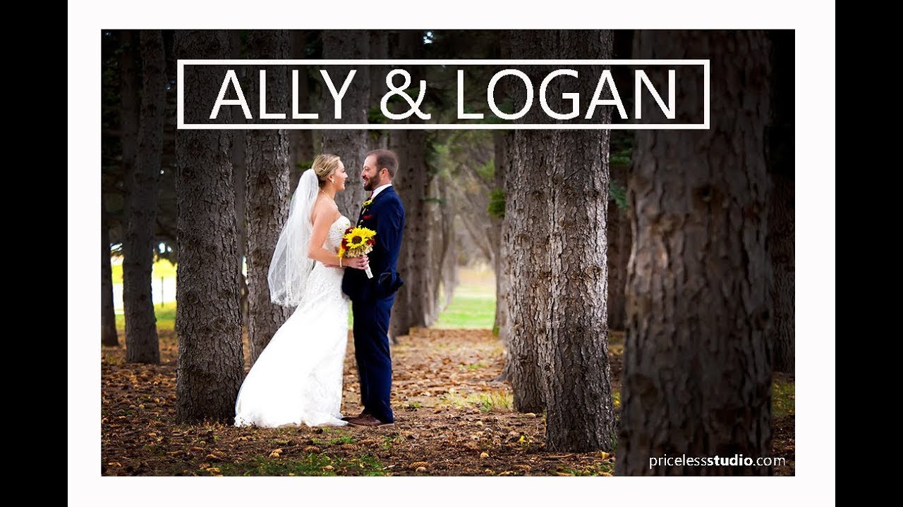 Ally & Logan wedding in Dickinson ND By pricelessstudio.com - YouTube