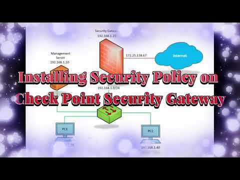 Lab 6. How to create & install Security Policy on Check Point Security Gateway R81.20 - YouTube