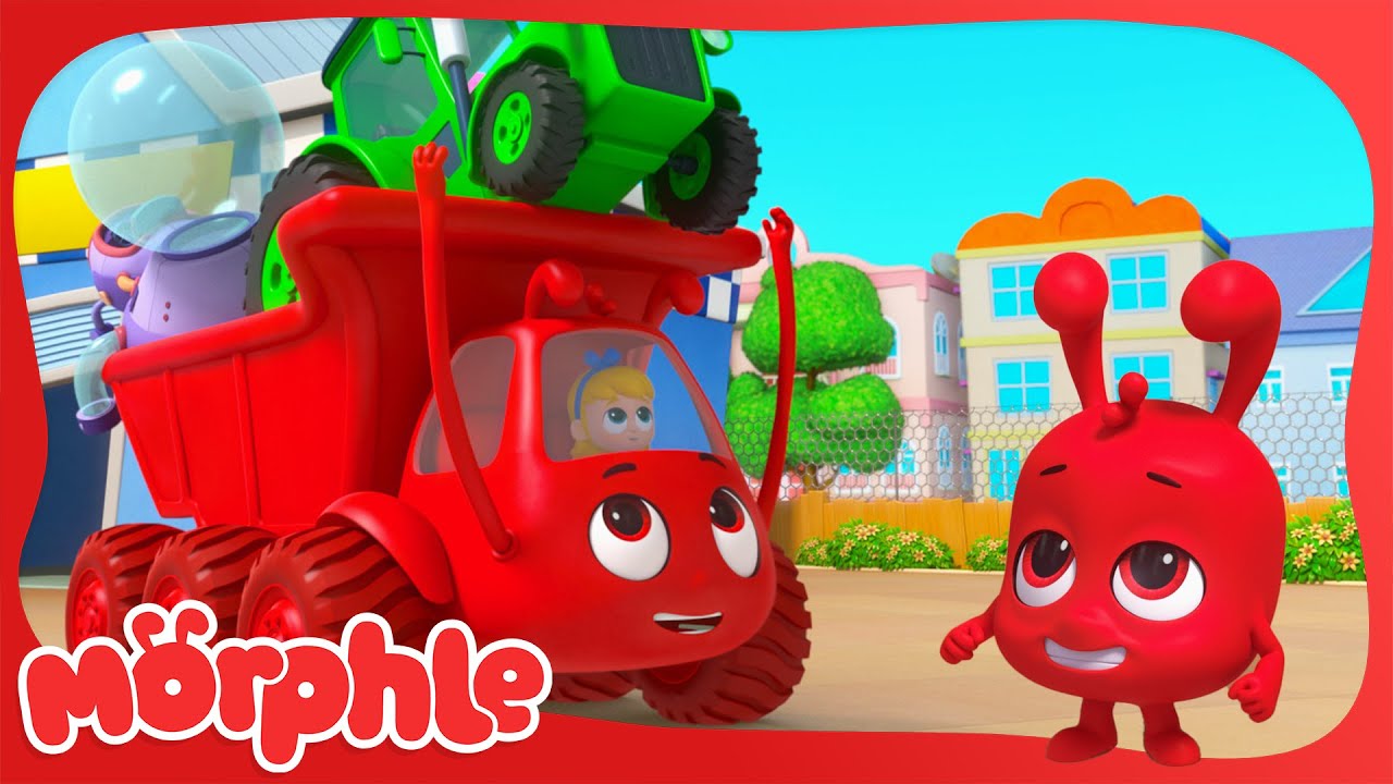 Big Red Truck 🛻 Morphle | Cartoons for Kids - Explore With Me! - YouTube