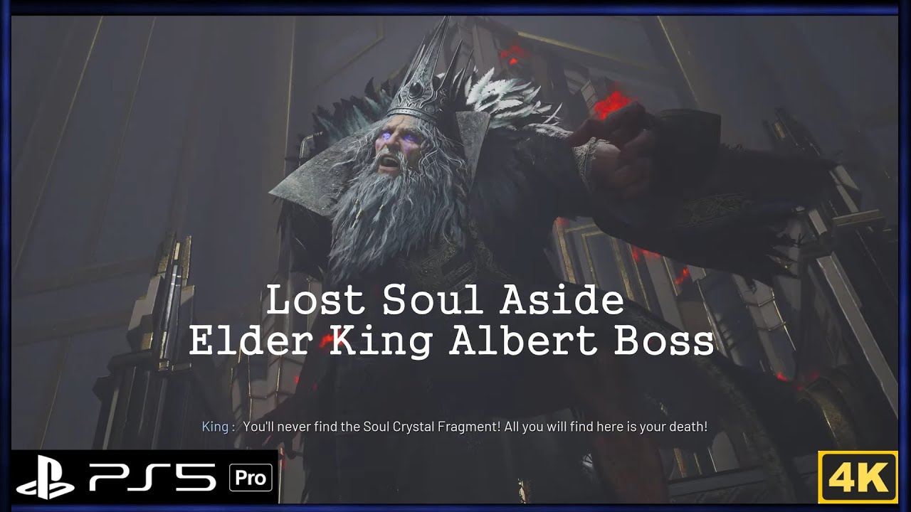 Lost Soul Aside - Elder King Albert Boss, Build & Zana Scene ...