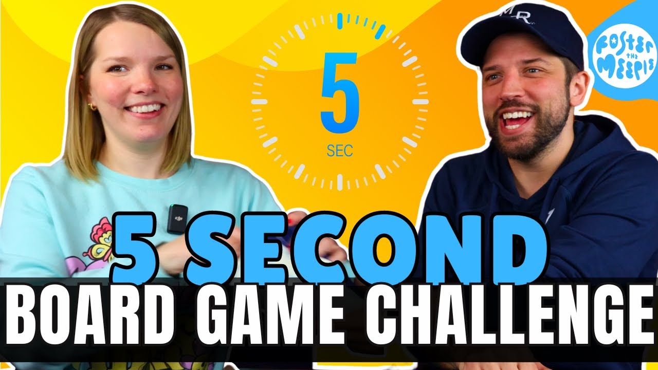 5 Second Board Game Challenge - YouTube