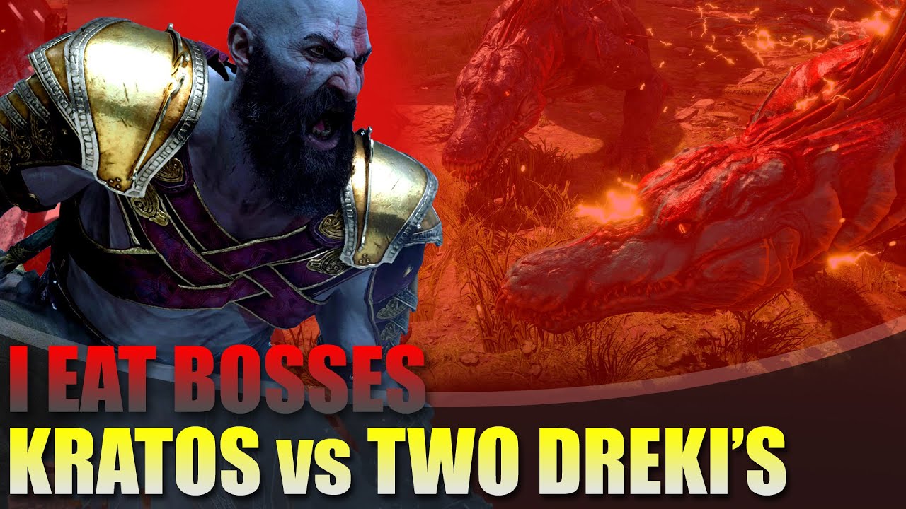 God of War Ragnarok - Two Dreki Boss Fight (No Damage Guide) GMGOW ...