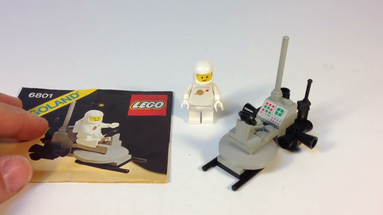 LEGO Classic Space 6801 Moon Buggy set review from 1981 - YouTube