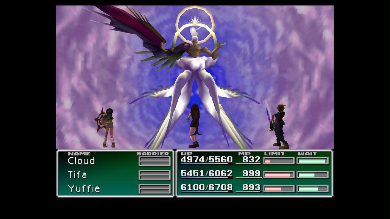 FINAL FANTASY VII [1997]: (FINAL BOSS FIGHT): Sephiroth: [Bizarro ...