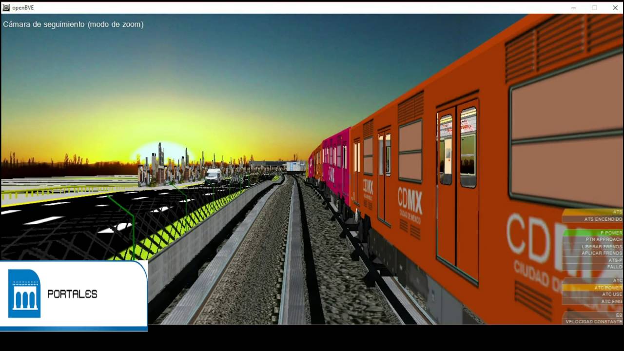 Open Bve Linea 2 En Un Nm-73 (BF) VVVF (Version Linea 6) - YouTube