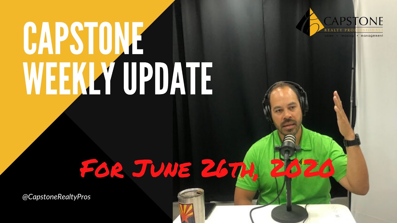Weekly Update with Ed from Capstone Realty Professionals - YouTube
