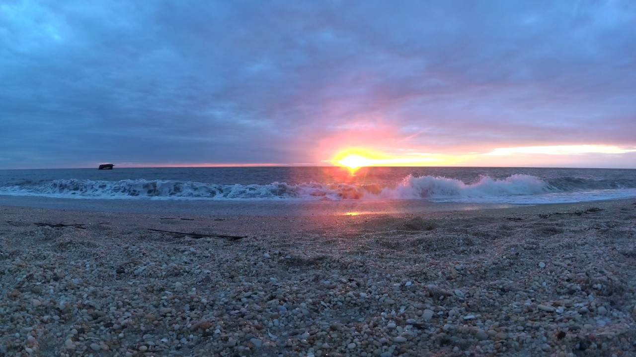 4K Relaxing Sunset- Cape May Sunset Beach - YouTube